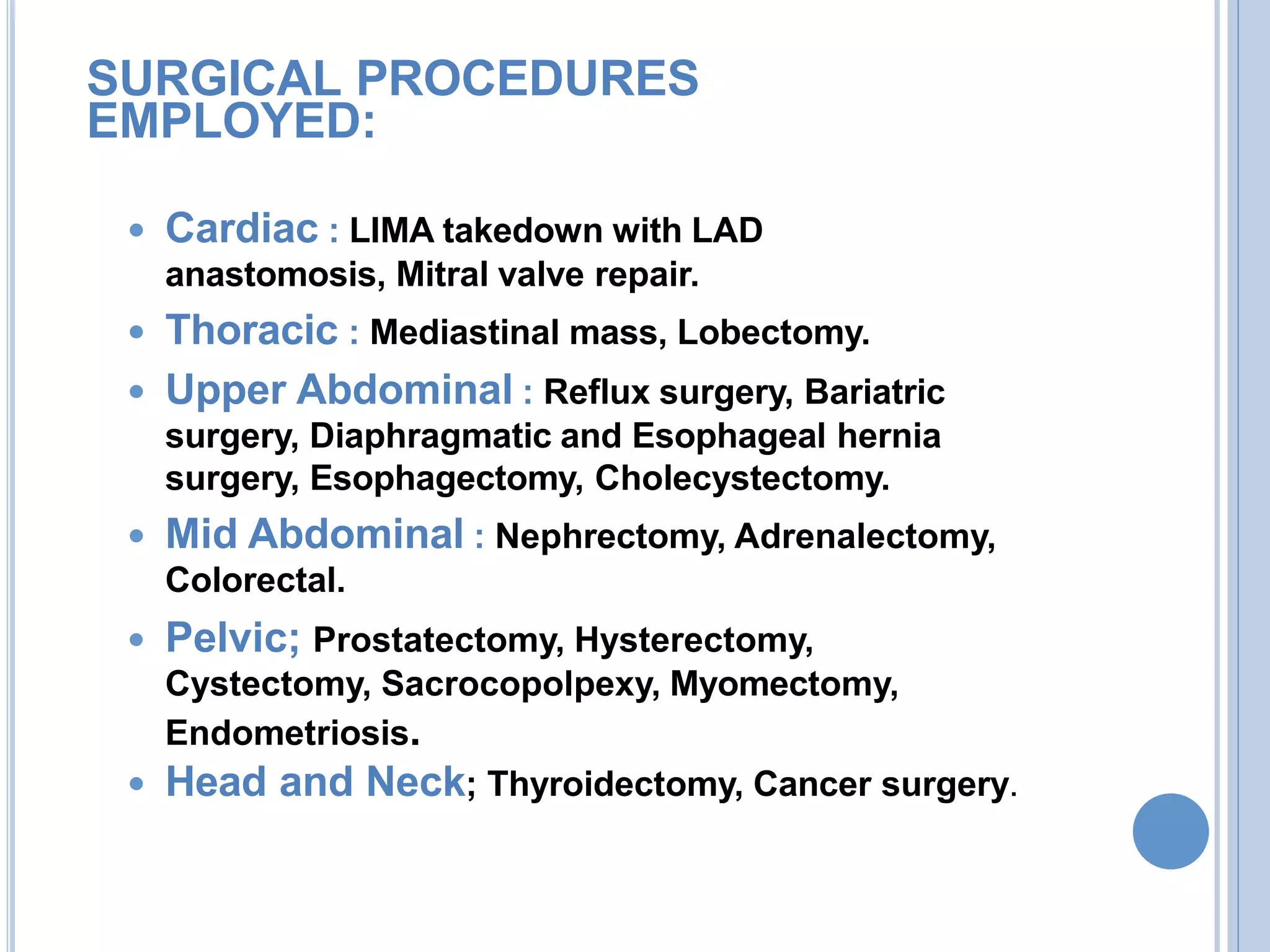 Anaesthetic management of Robotic surgery | PPTX