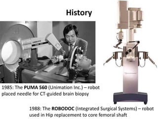 Robotic surgery - Principles | PPTX