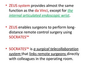 Robotic surgery and cancer | PPT