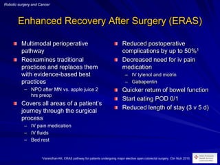 Robotic surgery and cancer gastrointestinal and thoracic | PDF