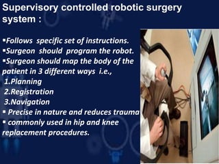 Robotic surgery | PPTX