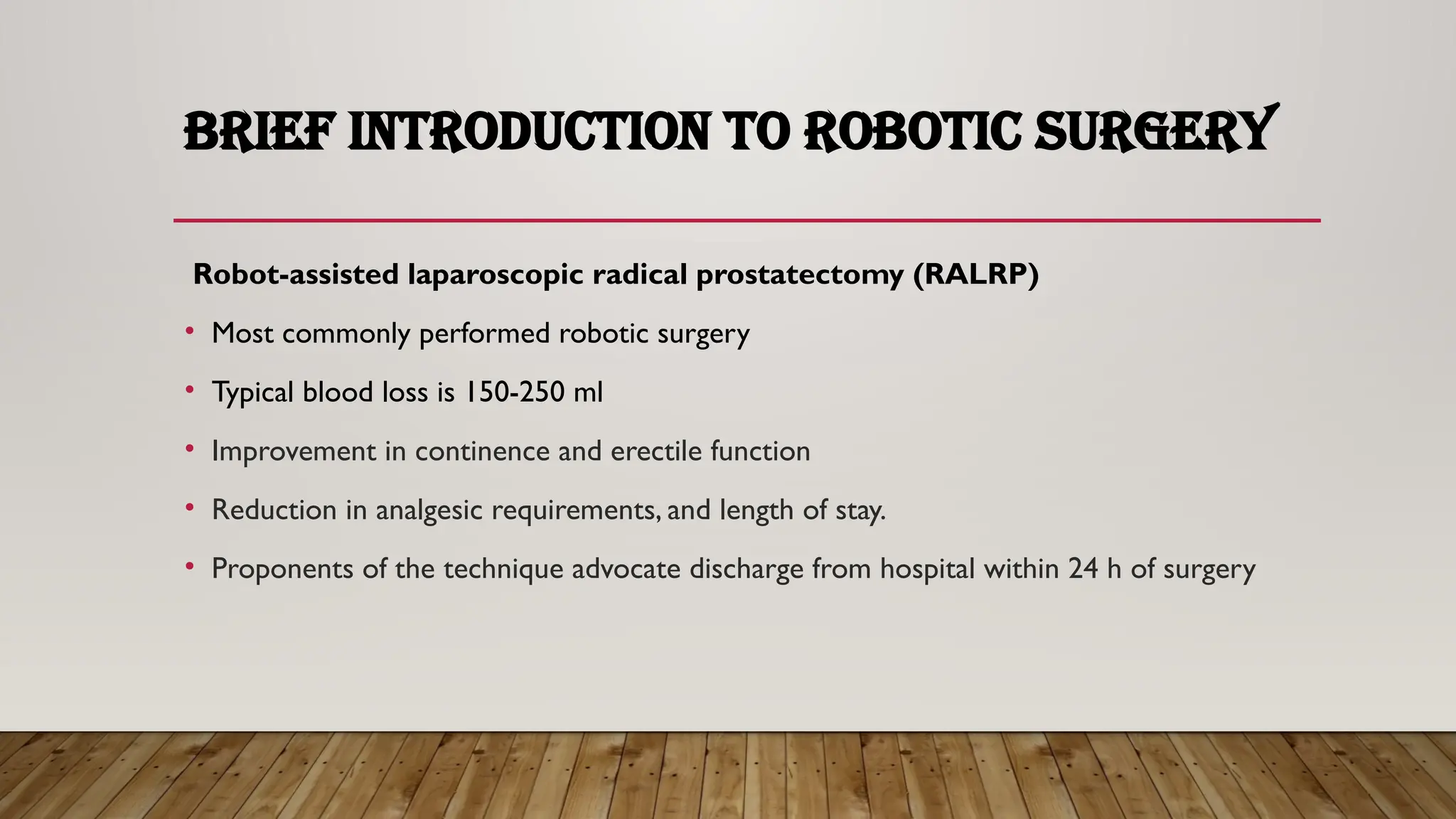 anaesthesia considerations in Robotic surgery final.pptx