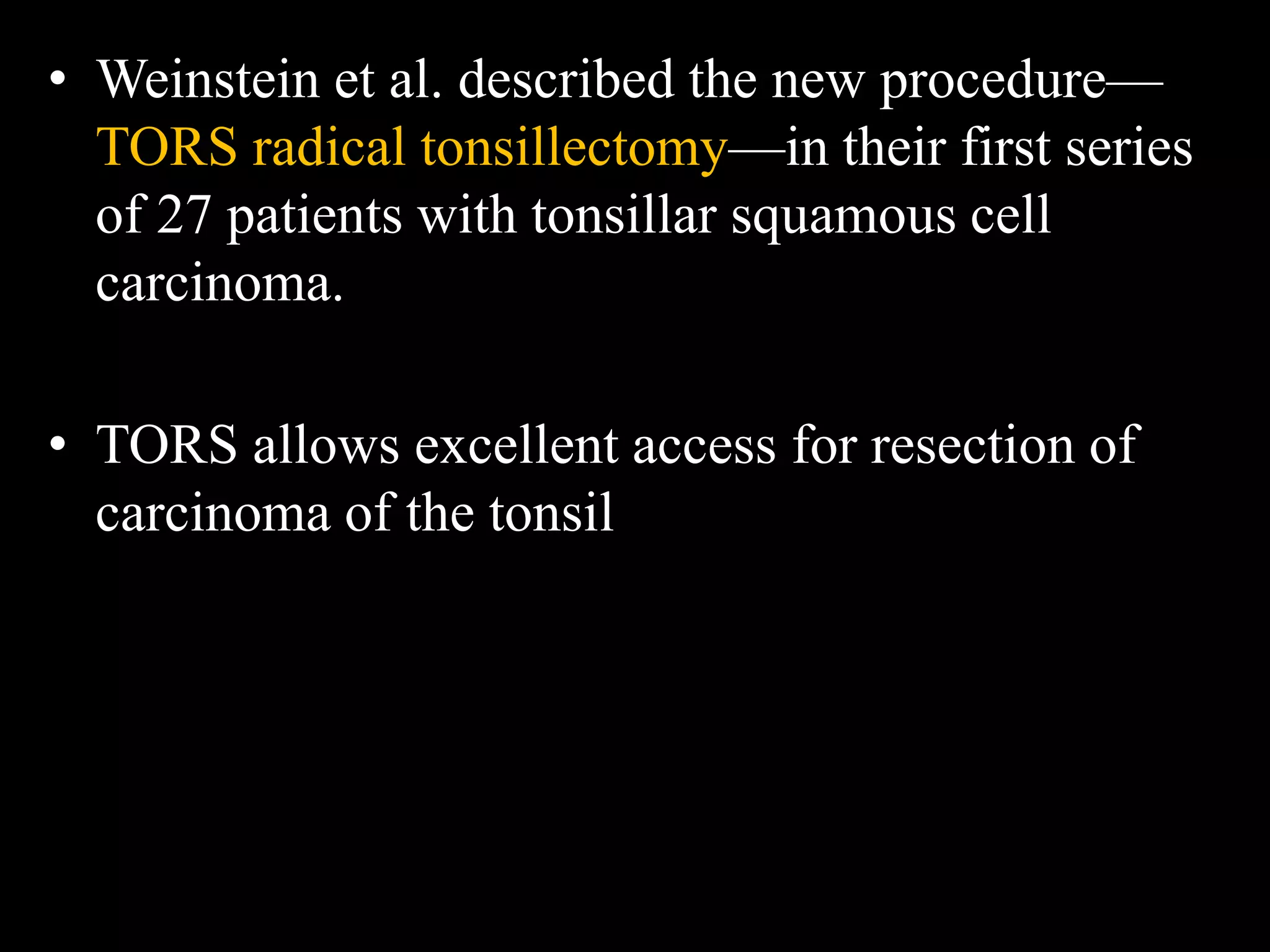 Robotic surgery in ENT | PPTX