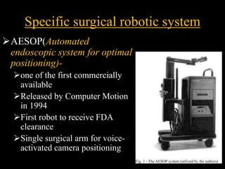 Robotic surgery in ENT | PPTX
