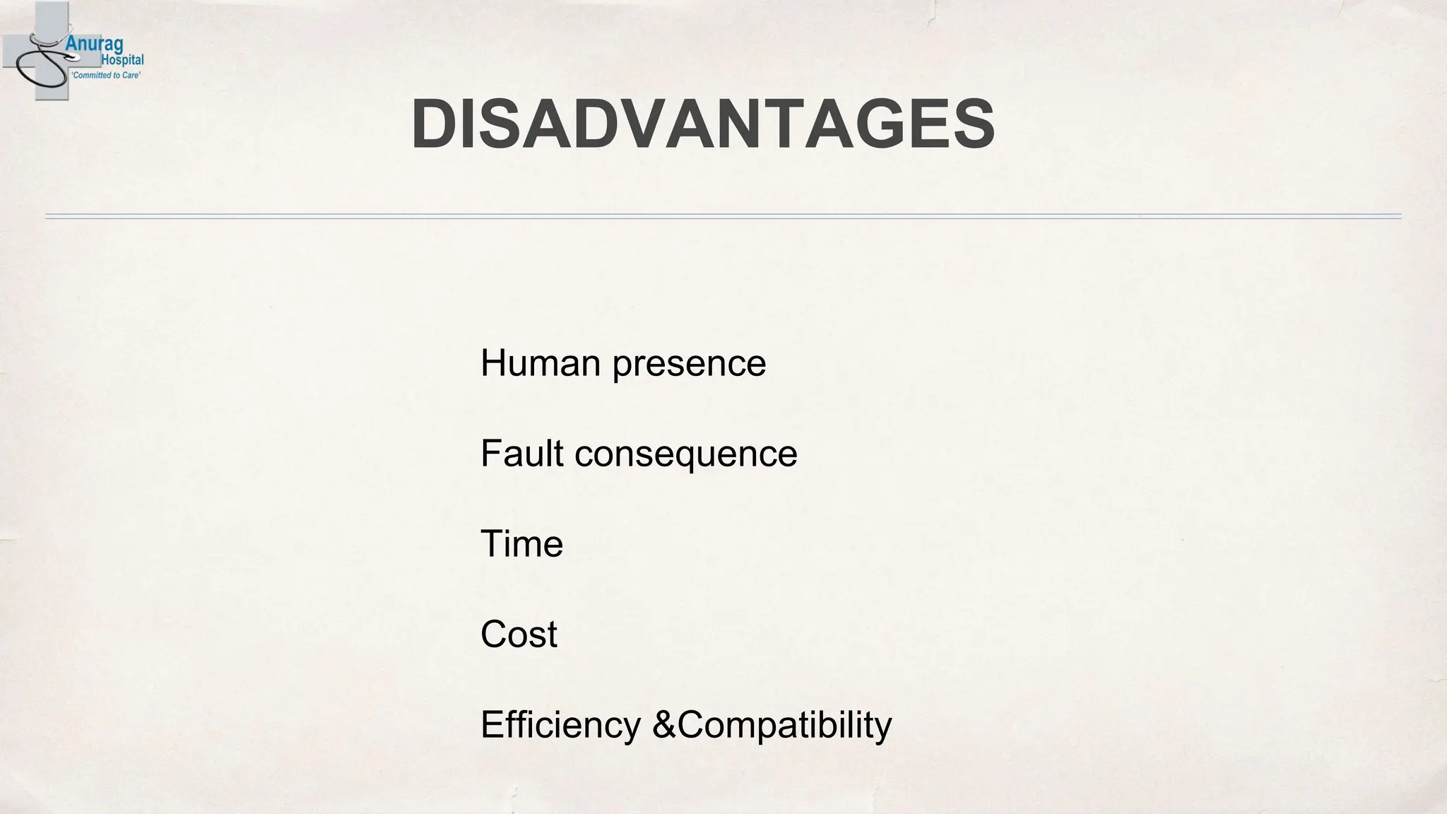 Robotic surgery - advantages and disadvantages | PPTX