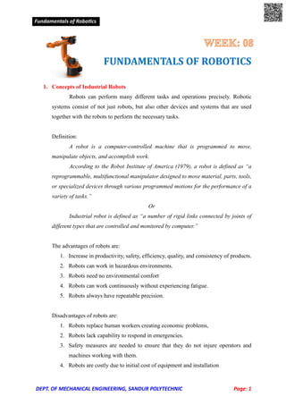 Automation and Robotics 20ME51I WEEK 8 Theory notes.pdf