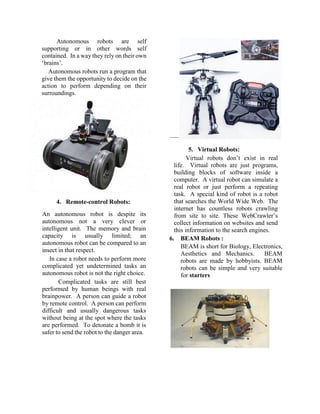 Robotics with mems | PDF