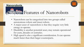 Nano-Robotics Technology | PPTX | Robotics | Technology & Computing