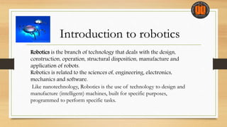 Nano-Robotics Technology | PPTX | Robotics | Technology & Computing