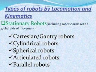 Robotic technology | PPTX