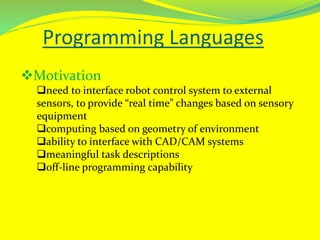 Robotic technology | PPTX