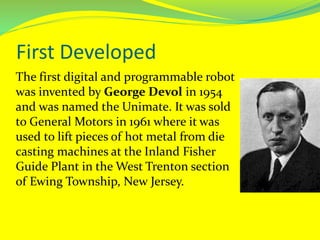 Robotic technology | PPTX