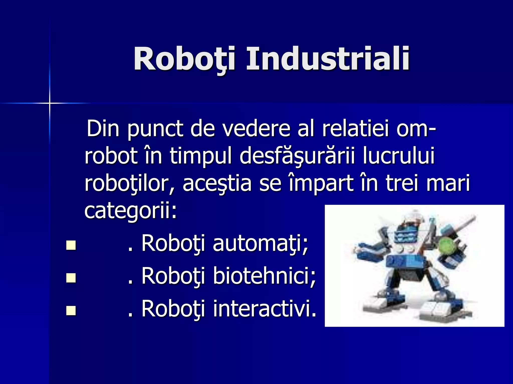 Roboti industriali | PPT
