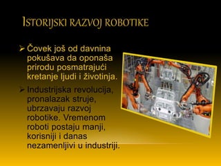 Robotika vesna-andjelkovic | PPTX