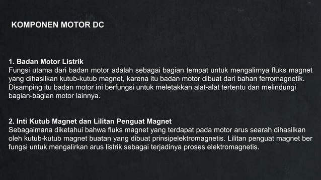 Robotika mesin dc | PPTX