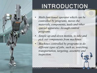 Robotix & Industrial Robots | PPT