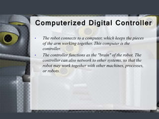 Robotix & Industrial Robots | PPT