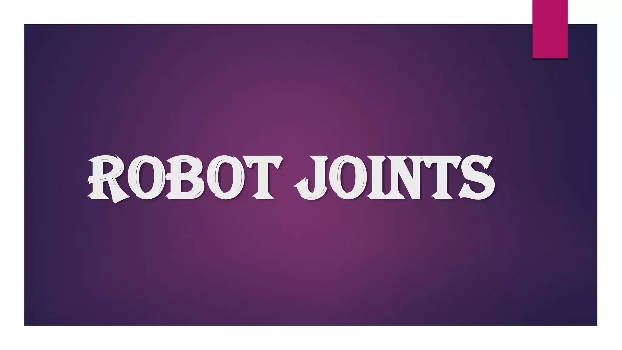 Robot joints PDF | PDF