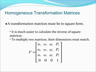 Robot kinematics | PPT