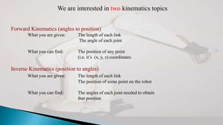 Robot kinematics | PPT