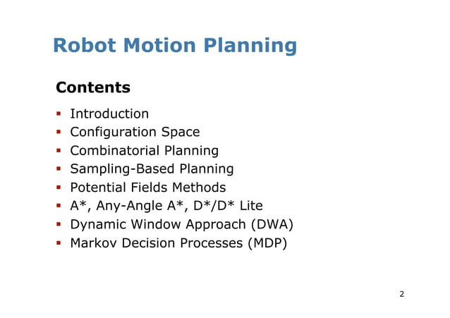 Robot Motion Planning Introduction to Mobile Robotics.pdf