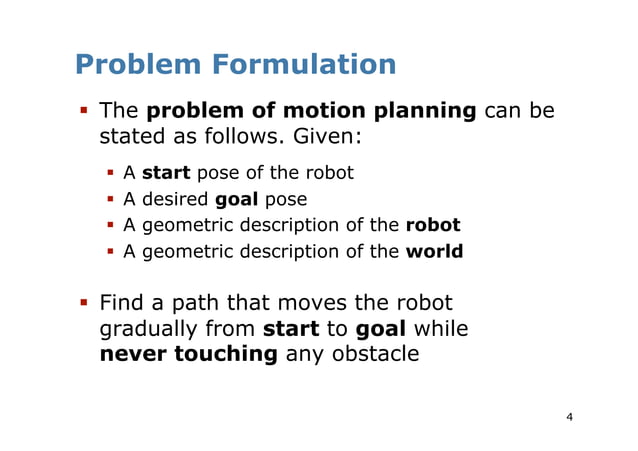 Robot Motion Planning Introduction to Mobile Robotics.pdf