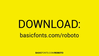 Roboto Font | PDF