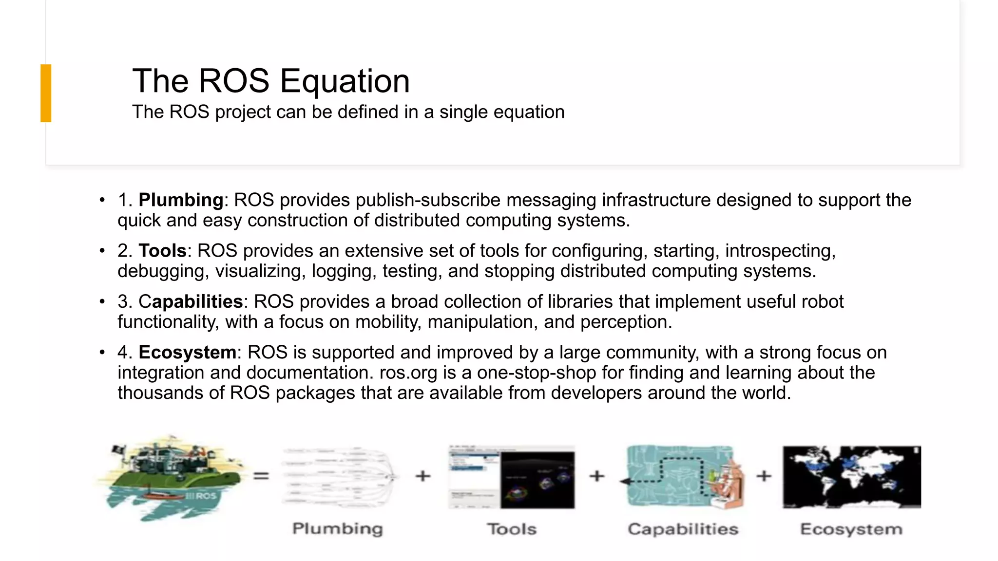 Robot operating system [ROS] | PPT