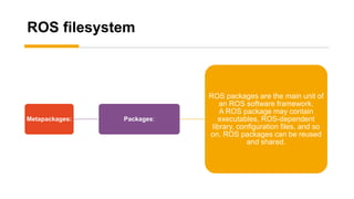 Robot operating system [ROS] | PPTX