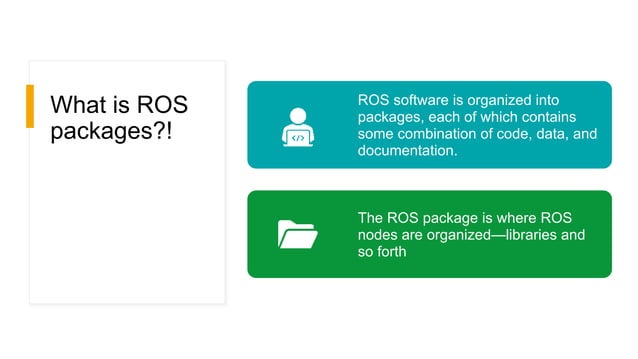 Robot operating system [ROS] | PPTX | Operating Systems | Computer Software and Applications