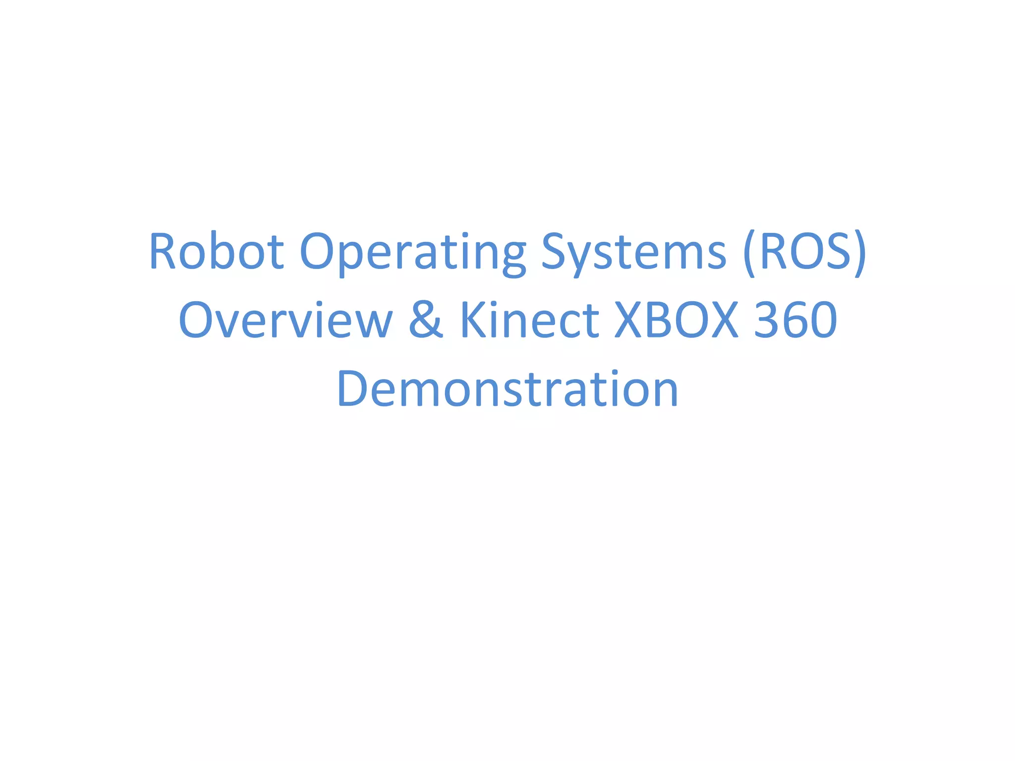 Robot operating systems (ros) overview & | PPT | Operating Systems | Computer Software and ...