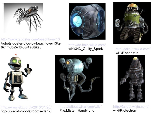 Robot Ideas mood board