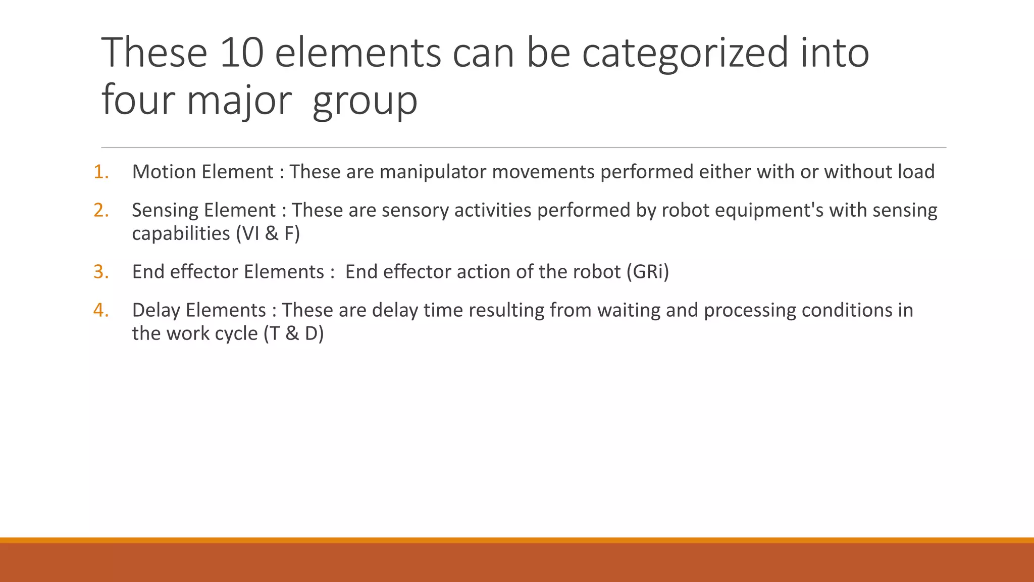 ROBOT CYCLE TIME ANALYSIS | PPTX
