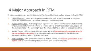 ROBOT CYCLE TIME ANALYSIS | PPTX