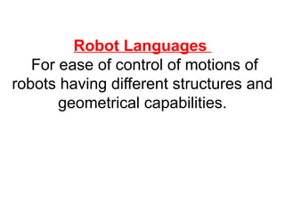 Robot manipulator Programming - introduction.pptx