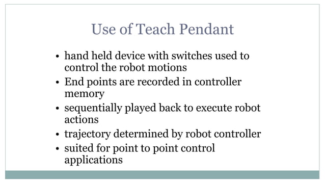 Robot programming | PPTX | Programming Languages | Computing