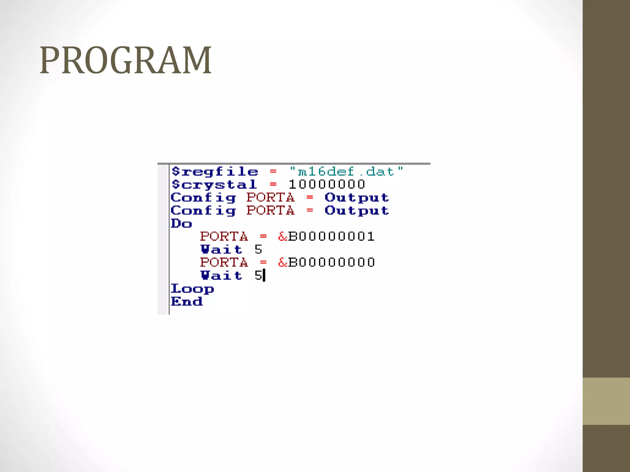 Robot berjalan sederhana menggunakan mikrokontroller atmega16 | PPTX