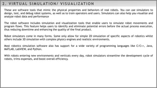 Robot Software Functions (By Dr. J. Jeya Jeevahan) | PPT