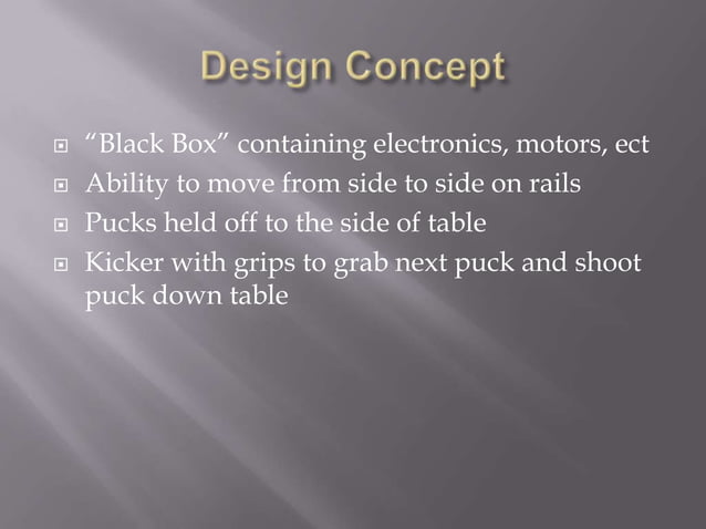Robot proposal | PPTX