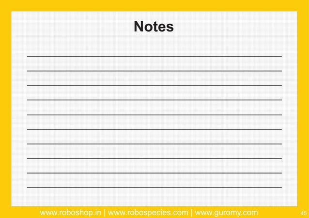 RobotriX Kids Kit manual | Robotic Educational Kit manual- Roboshop.in