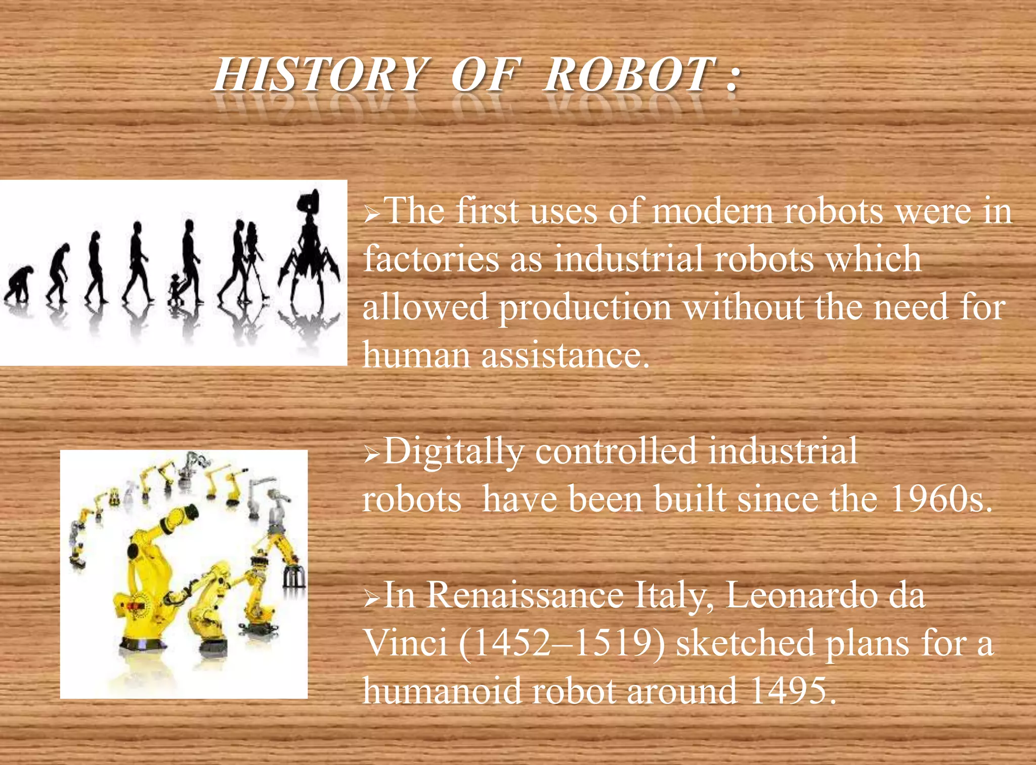 Robot & robotics | PPT