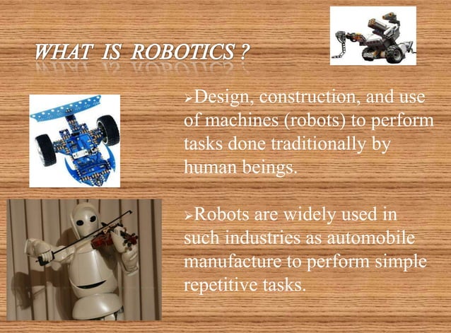 Robot & robotics | PPT