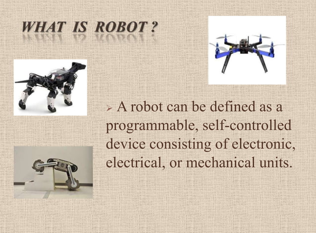 Robot & robotics | PPT