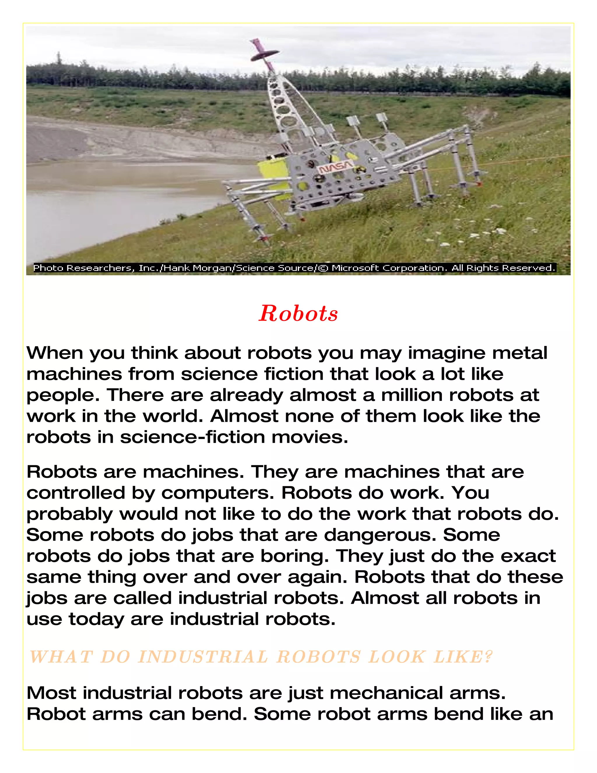 Robots | PDF