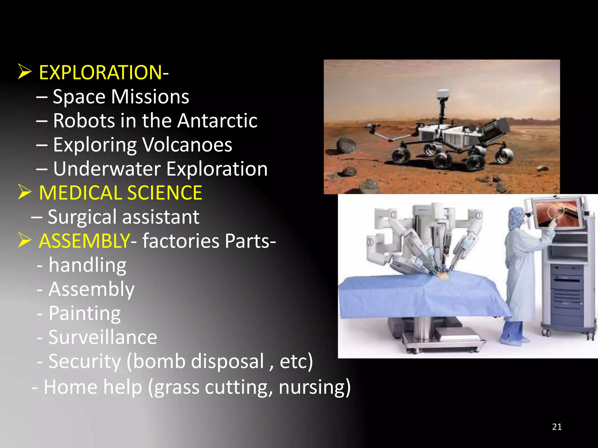 Robots.pptx | Robotics | Technology & Computing