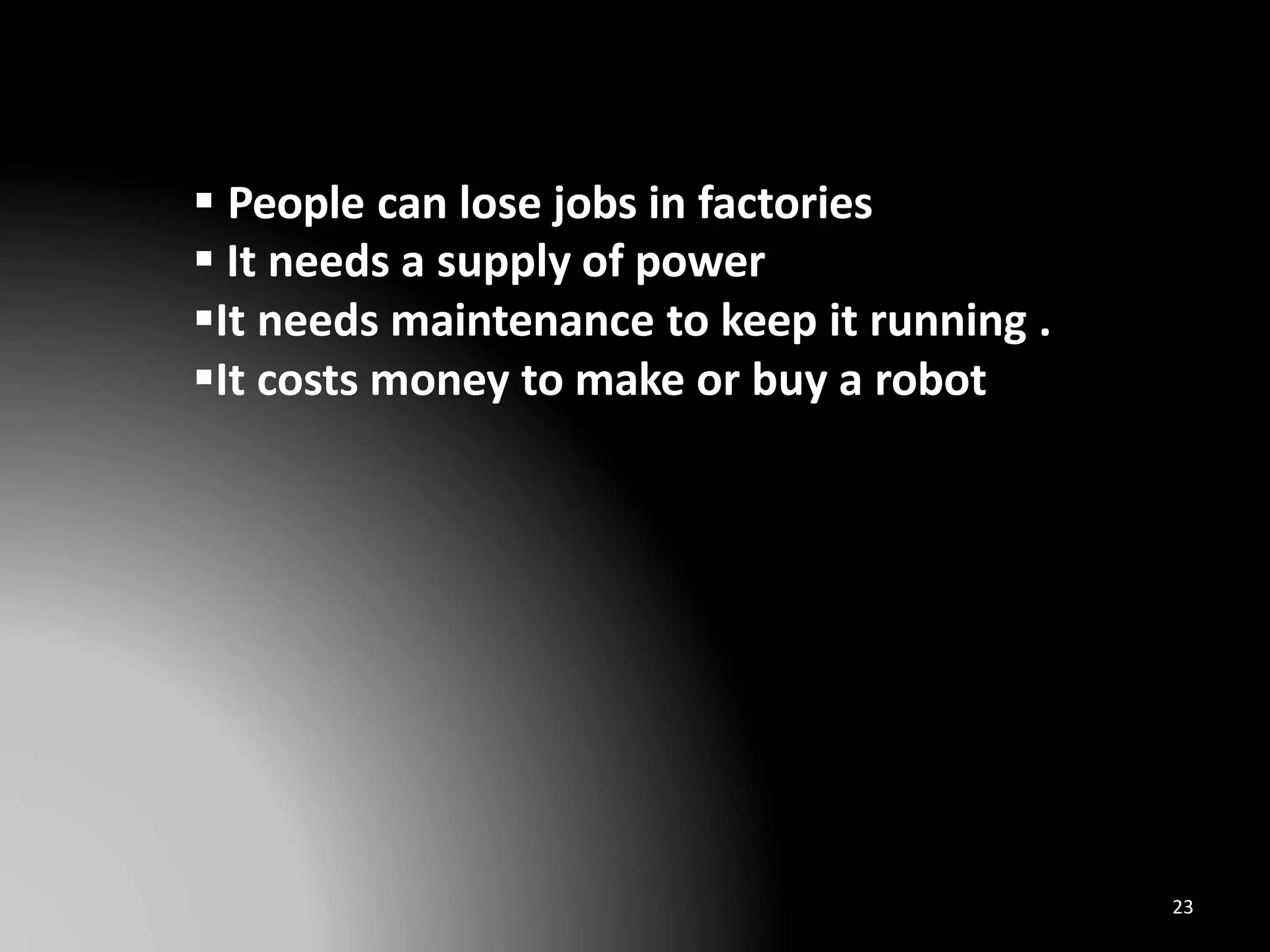 Robots.pptx | Robotics | Technology & Computing