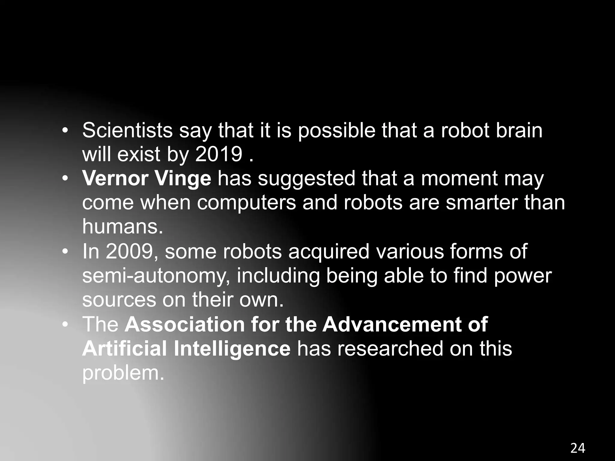 Robots.pptx | Robotics | Technology & Computing