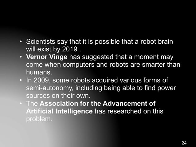 Robots.pptx | Robotics | Technology & Computing