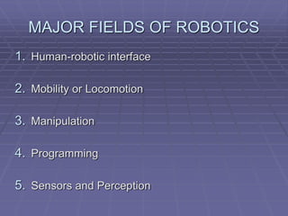 Robots and its fuction , types -Reqs1-3.ppt