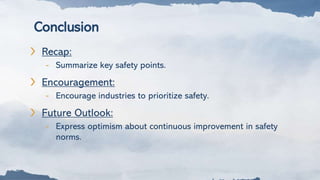 ROBOT SAFETY NORMS.pptx | Robotics | Technology & Computing